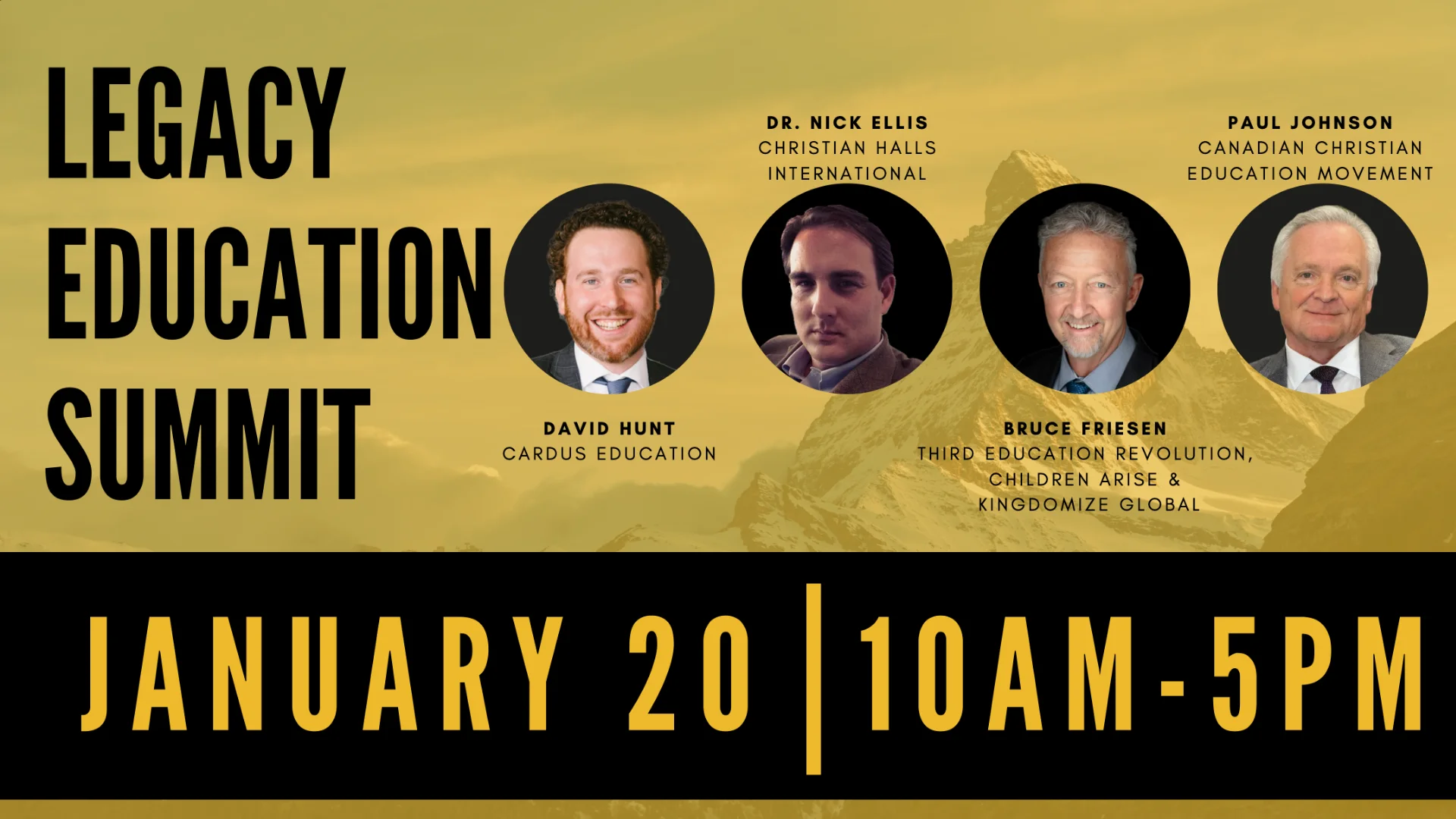 Legacy Education Summit - Riverside Calvary Chapel